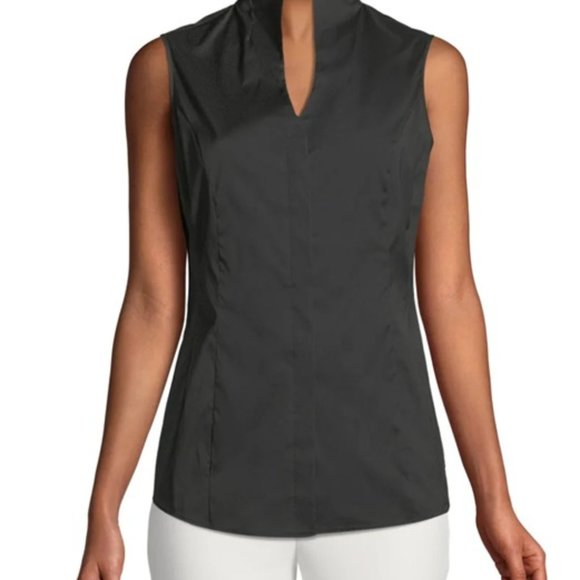 Misook | Tops | Misook Plus Size Sleeveless Stretchcotton Shirt | Poshmark